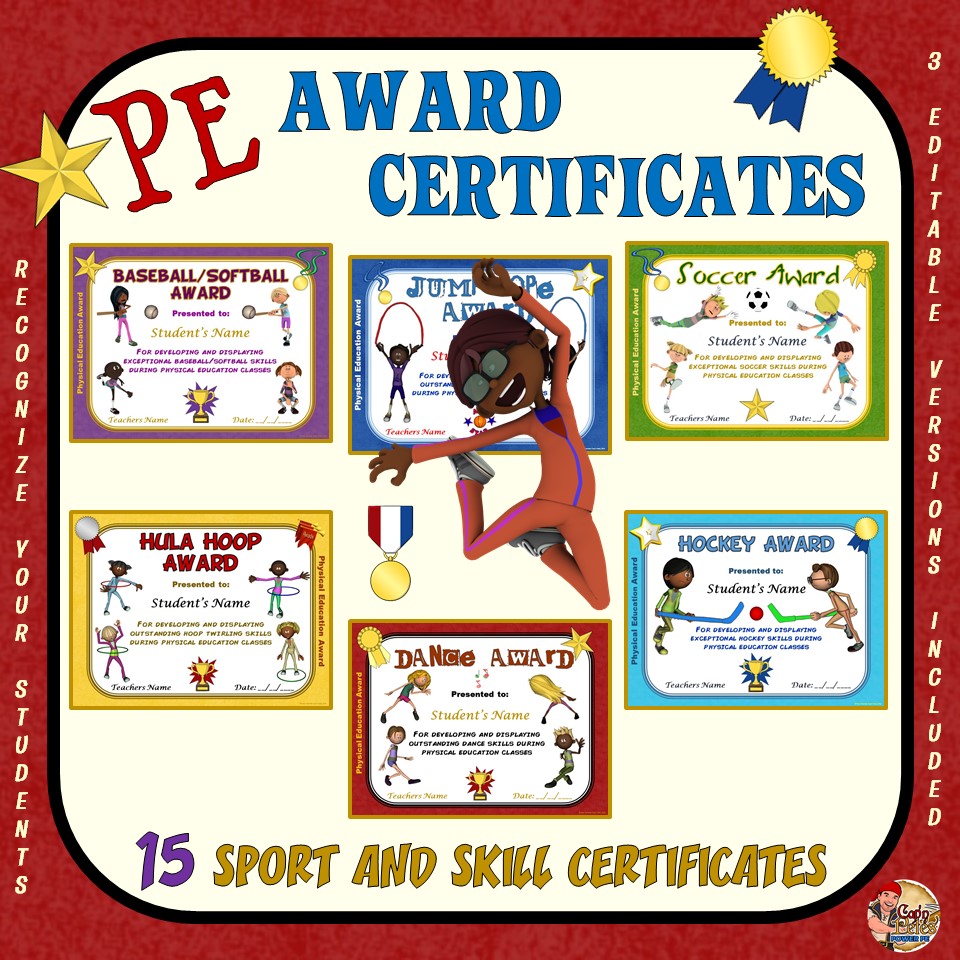 PE Certificates and Physical Education Awards: Ideas and Tips for ...