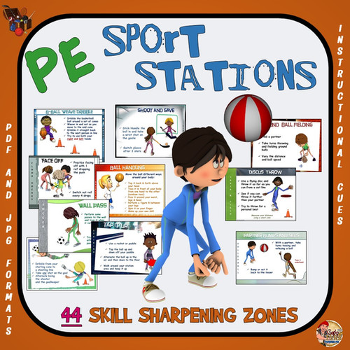 PE Sport Stations - 44 Skill Sharpening Zones | capnpetespowerpe