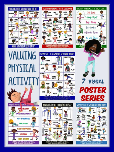 PE Poster Bundle: Valuing Physical Activity Series | capnpetespowerpe