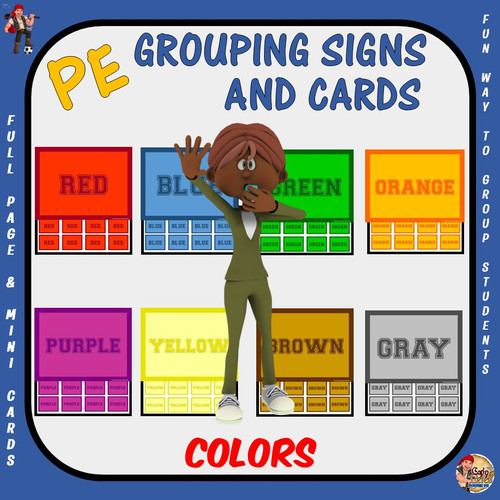 Grouping Signs and Cards: Colors | capnpetespowerpe