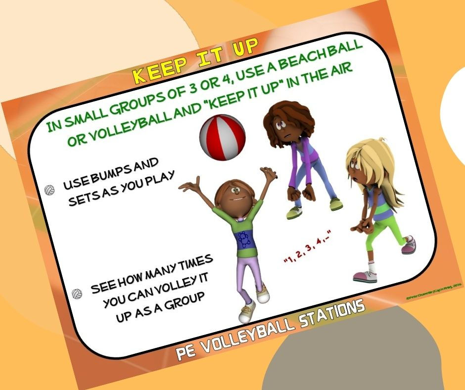 Volleyball Activities: 10 Dynamic Volleyball Stations for PE Classes