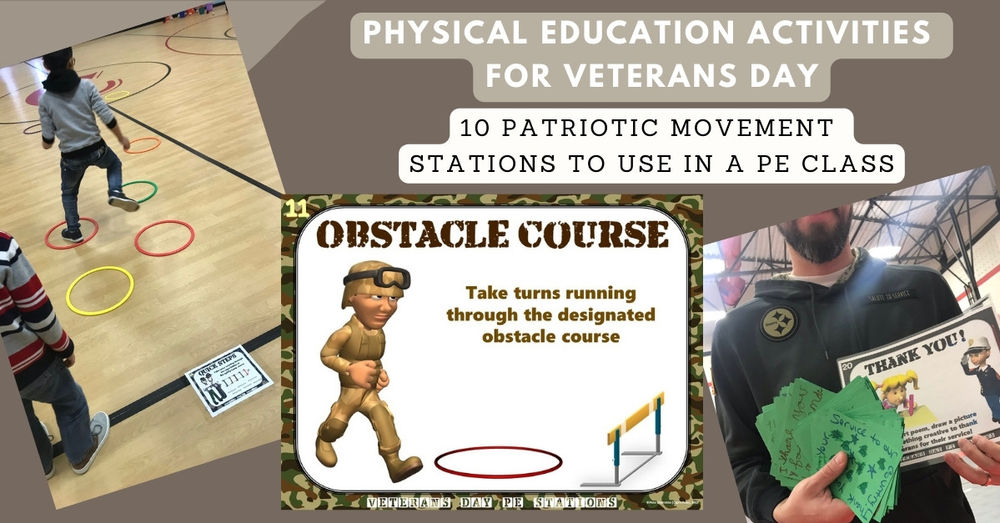Physical Education Activities for Veterans Day: 10 Patriotic Movement ...