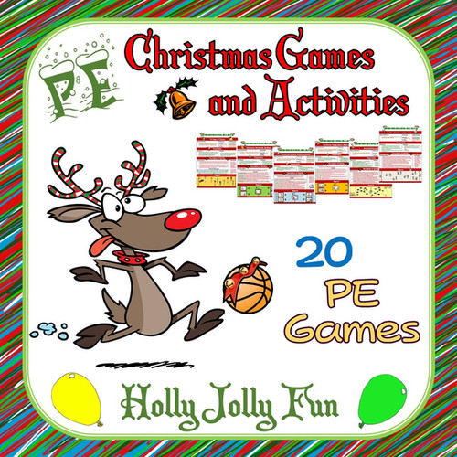 PE Christmas Games and Activities- “Holly Jolly Fun” | capnpetespowerpe