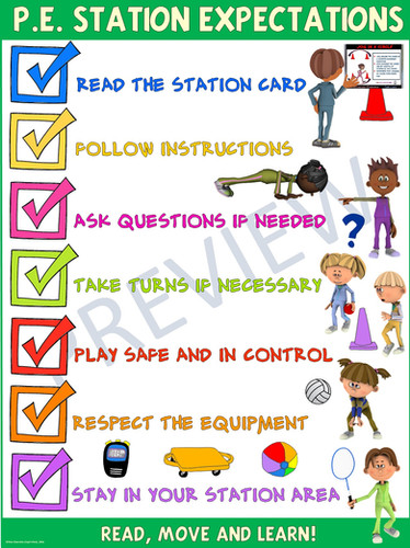 PE Poster: Station Expectations | capnpetespowerpe
