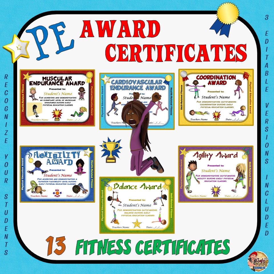 PE Certificates and Physical Education Awards: Ideas and Tips for ...