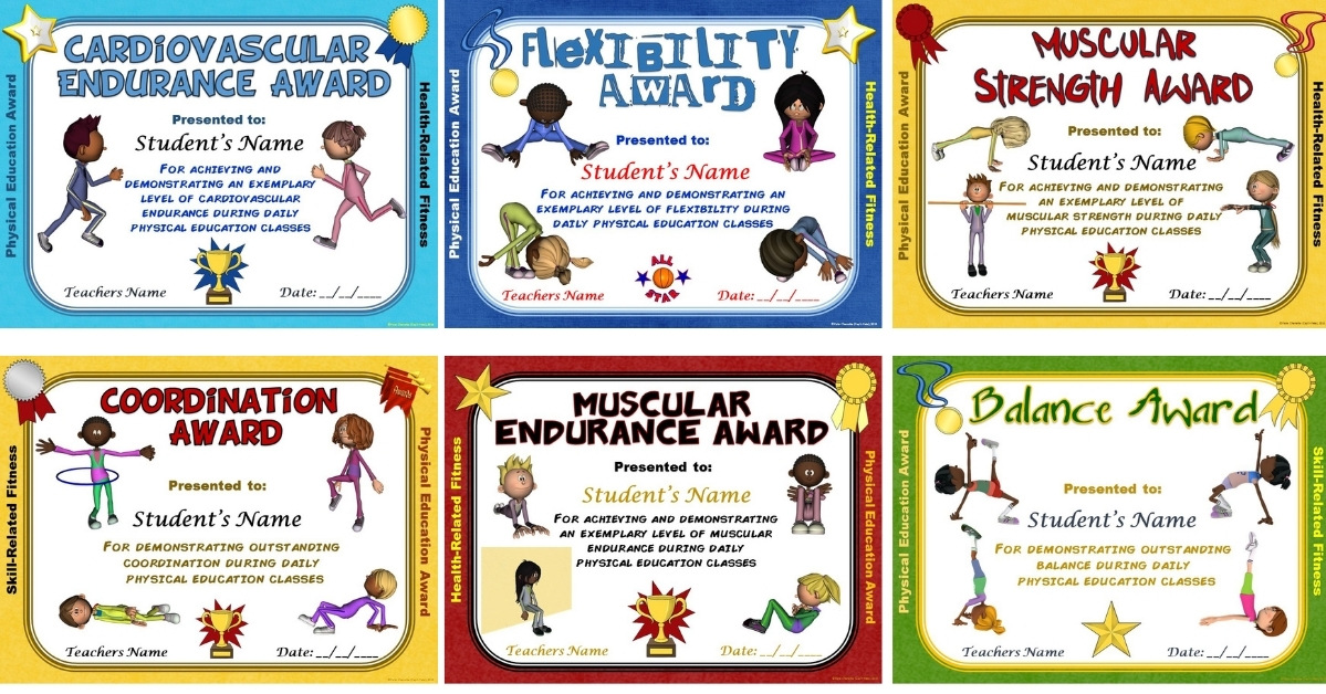 PE Certificates and Physical Education Awards: Ideas and Tips for ...