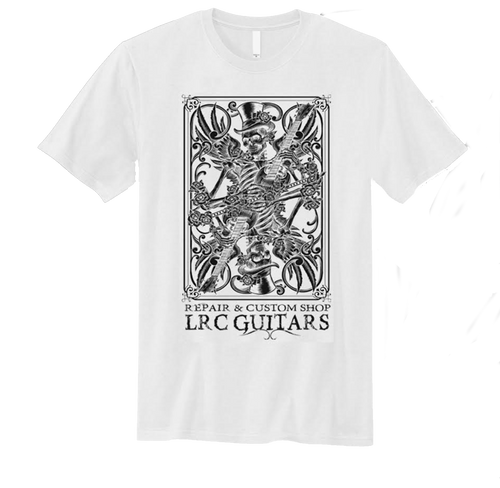 LRC Guitars Skeleton Card Tee | LRC Guitars