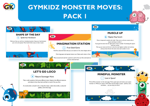 Monster Moves - Pack 1 of 3 | Gymkidz Store
