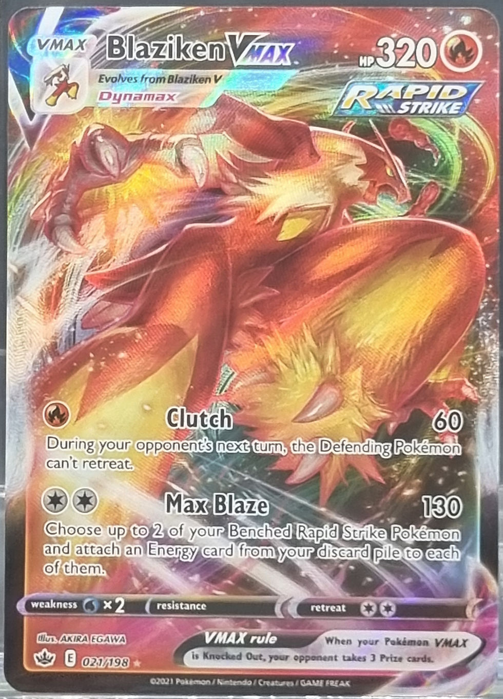 Blaziken VMAX - 021/198 | ManChildCollectables