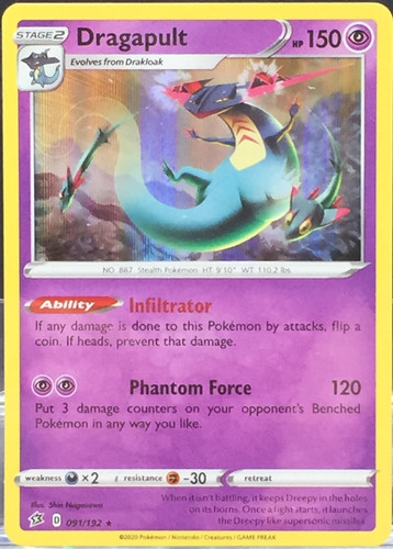 Dragapult - Holo - 91/192 - (NM-M) | ManChildCollectables