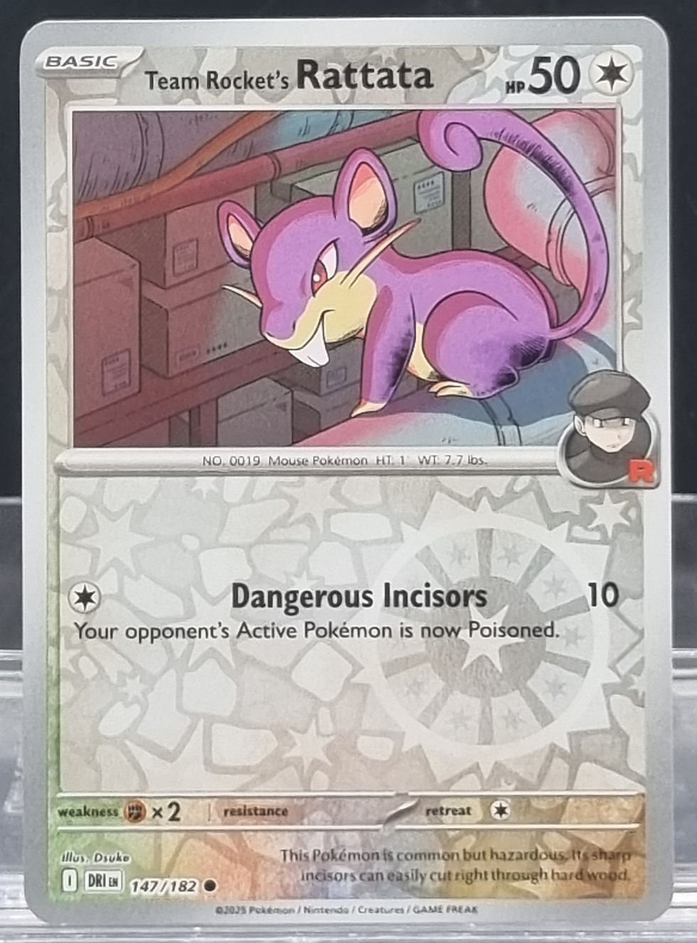 Team Rocket's Rattata - Reverse Holo - 147/182 | ManChildCollectables