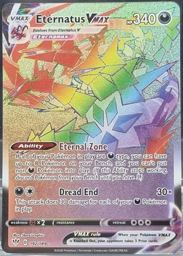 Eternatus VMAX - Rainbow - 192/189 | ManChildCollectables