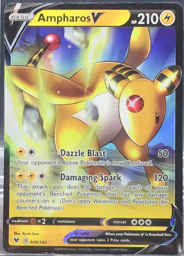 Ampharos V - 49/185 | ManChildCollectables