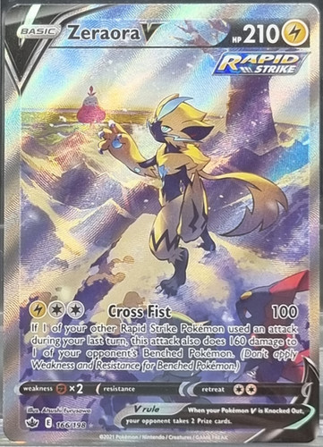 Zeraora V - Alt Art - 166/198 | ManChildCollectables