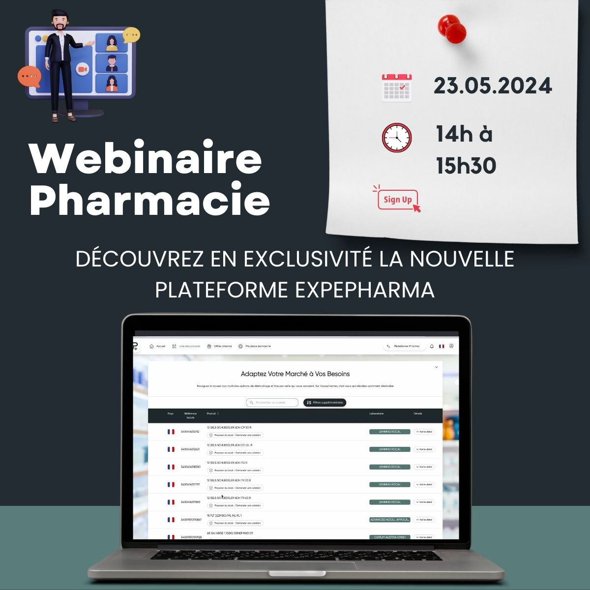 Présentation de la plateforme Expepharma aux pharmacies | ExpePharma
