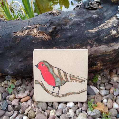 Robin Plaque | PennyVarleyCeramics