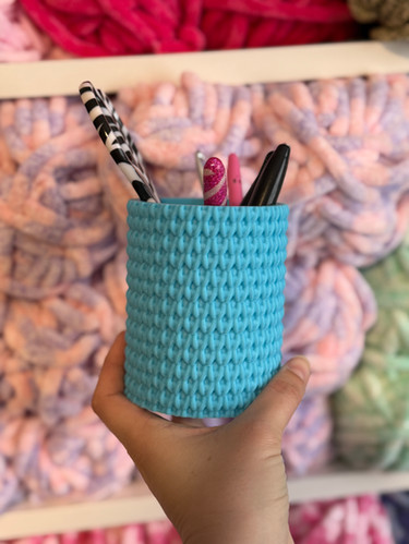 Blue Crochet Hook Holder | Crochet Vision