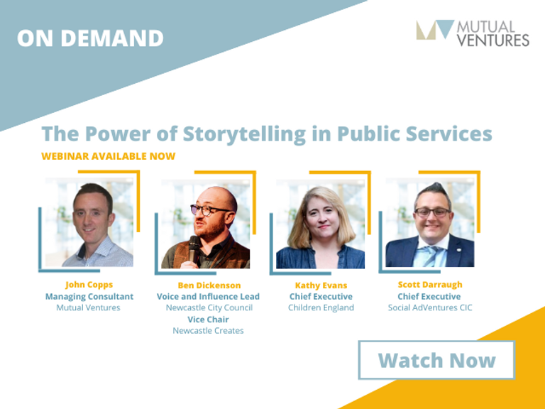 Catch up on our webinar: The Power of Storytelling in Public Services