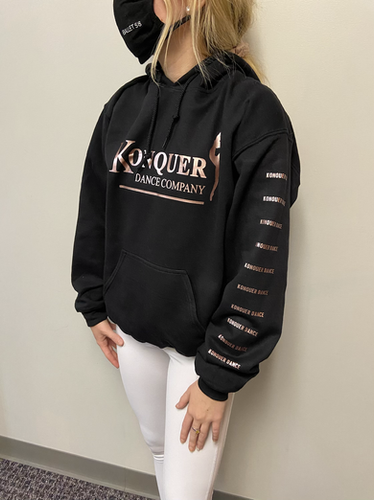 Konquer hoodie with logo sleeve | mysite