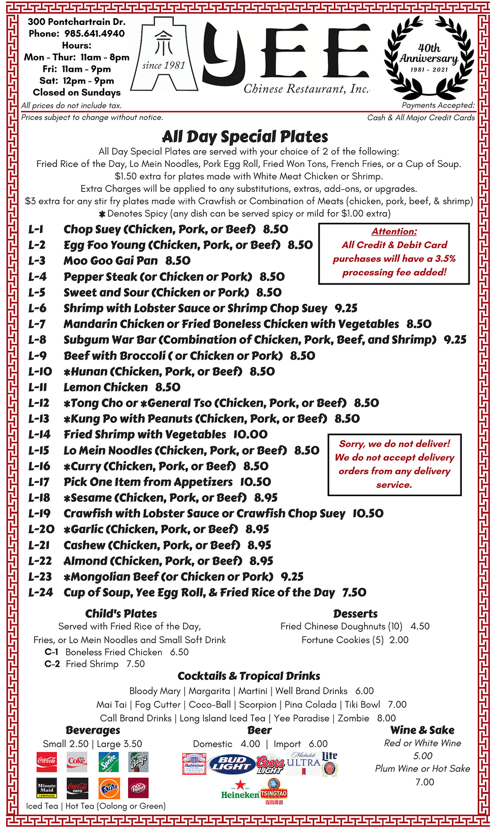 Yee Chinese Restaurant