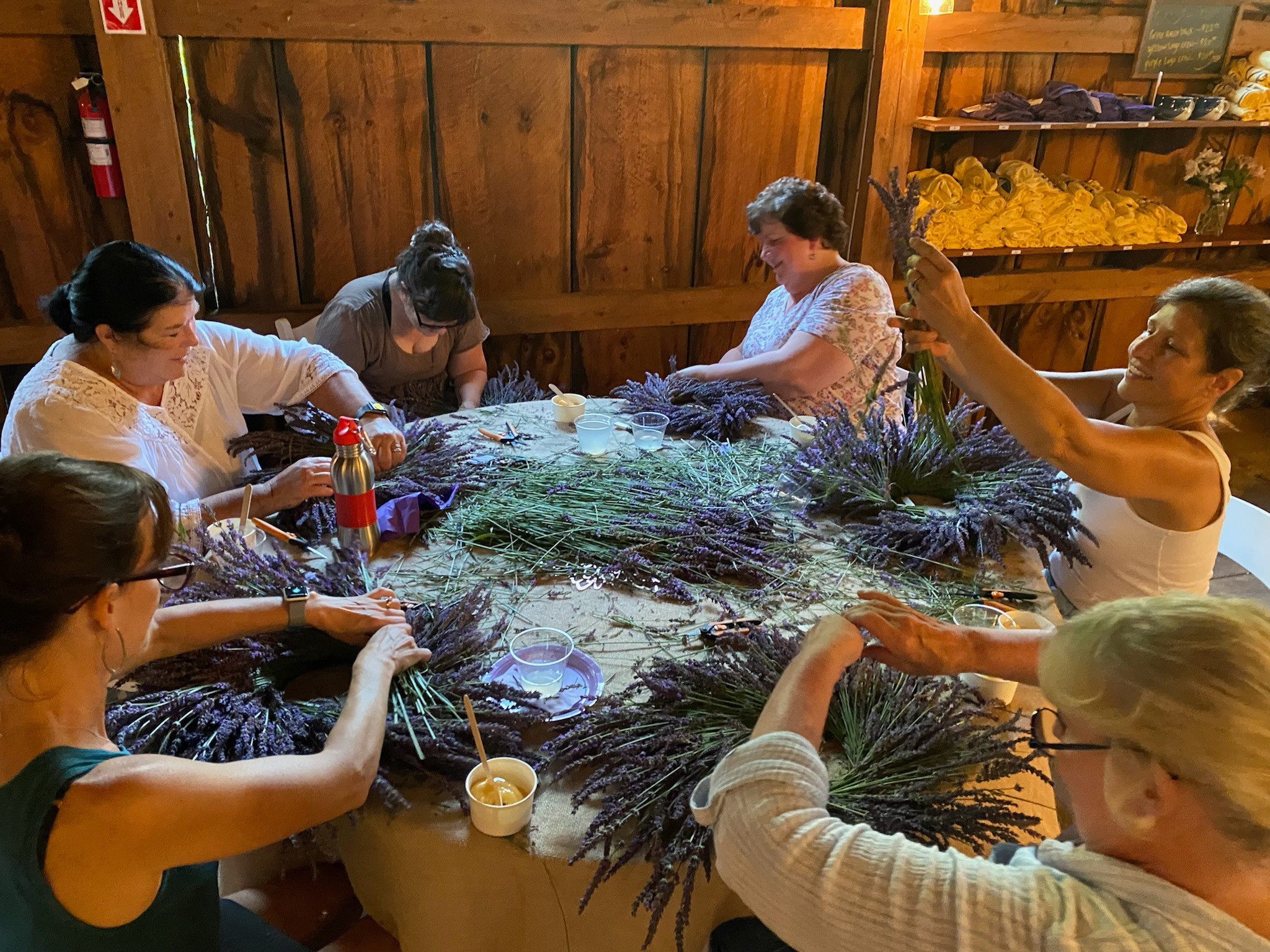 Fresh Lavender Wreath Classes | Pumpkin Blossom Farm