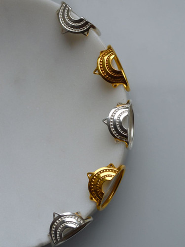 Solaris Dimidium Stacking Ring | KBJewellery