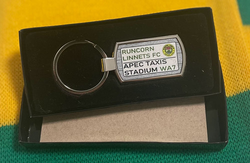 Stadium Address Key Ring. | Runcorn Linnets FC