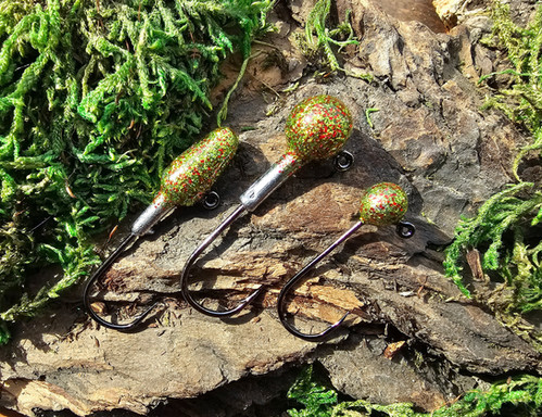 Chartreuse Red | Nw Custom Jigs