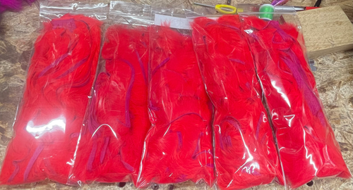 Fluorescent Flame Red | Nw Custom Jigs