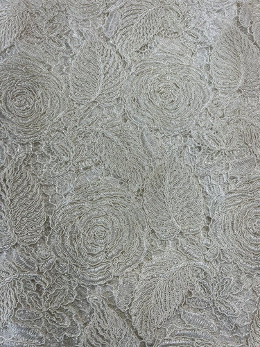 Ivory Flat Rosette Overlay | Special Occasions