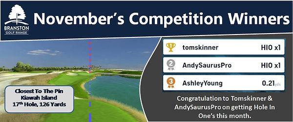 Competitions | Branston Golf Range
