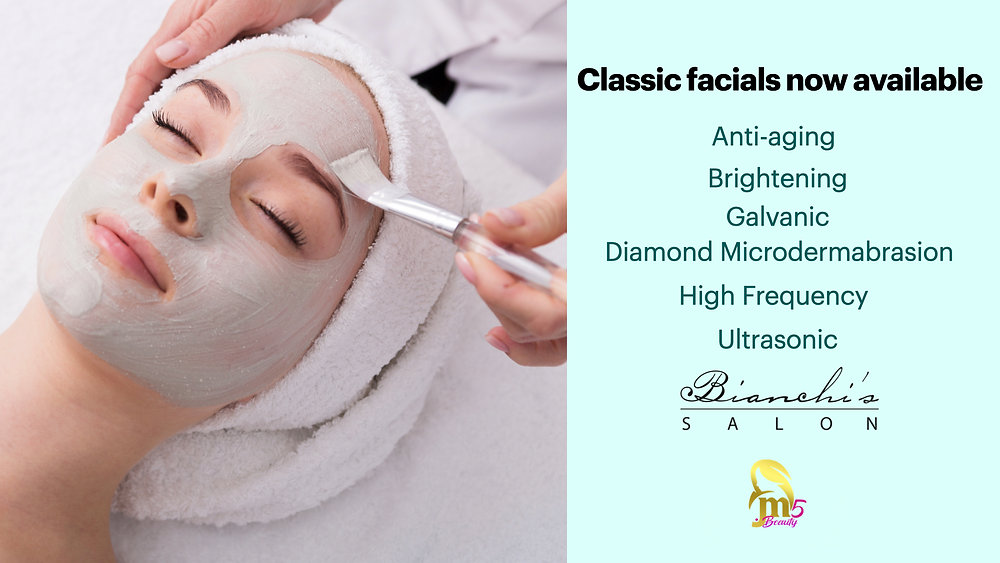 Classic facials now available!