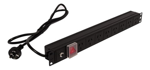 HORIZONTAL RACK POWER RAIL - 8 WAY GPO PDU - 10A GPO INPUT | LifeLike ...
