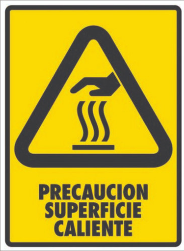 Precaución superficie caliente | AFA Rotulos Tienda