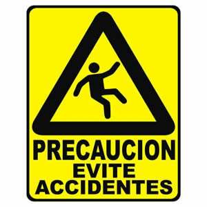 Precaución evite accidentes | AFA Rotulos Tienda