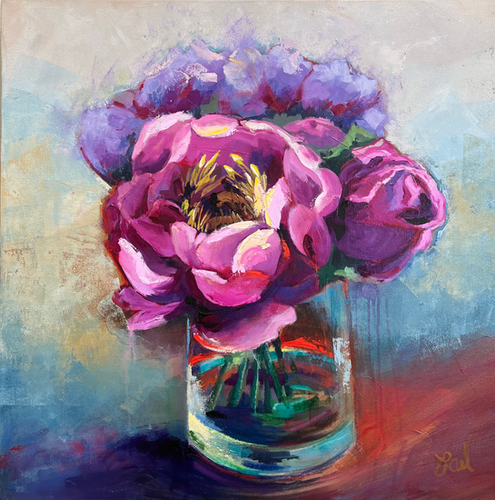 Wild Rose 36x36" | Lael Har