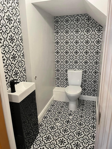 Cloakroom/WC Pattern Effect | Nicdar Tiles