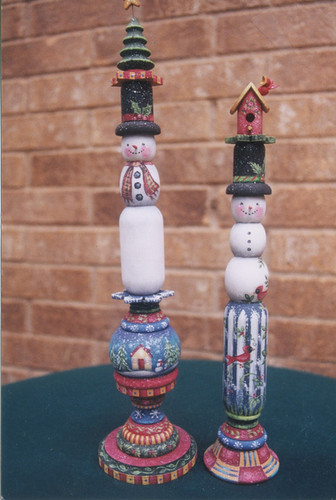 Snowman Topiary 121 | kwheeler