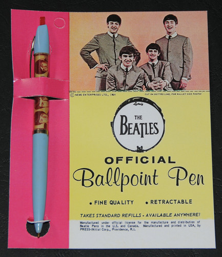 'Ballpoint pen', very rar, Denmark 1964. | BavarianBeatlesStore