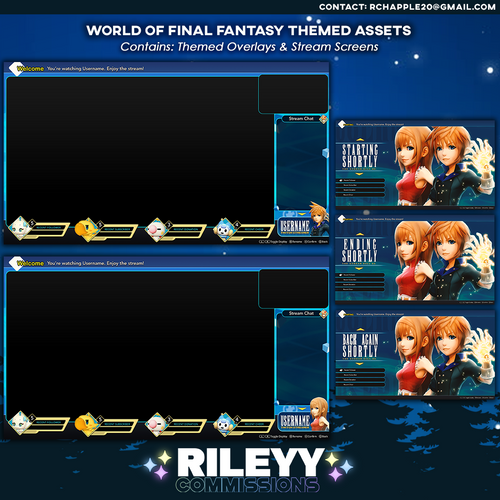 World of Final Fantasy Themed Assets | Rileyy Commissions