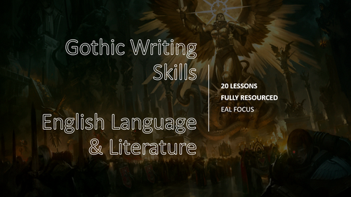 Gothic Writing Skills - 20 Lessons | wolseyacademy