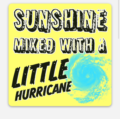 Little Hurricane sticker | Sea Gypsy Handcrafted