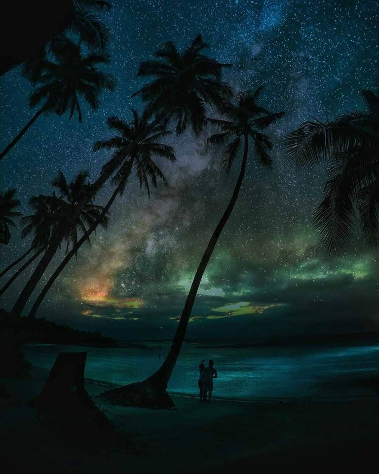 "Shimmering night sky"⁠ in Dinagat Islands, Caraga Region⁠
