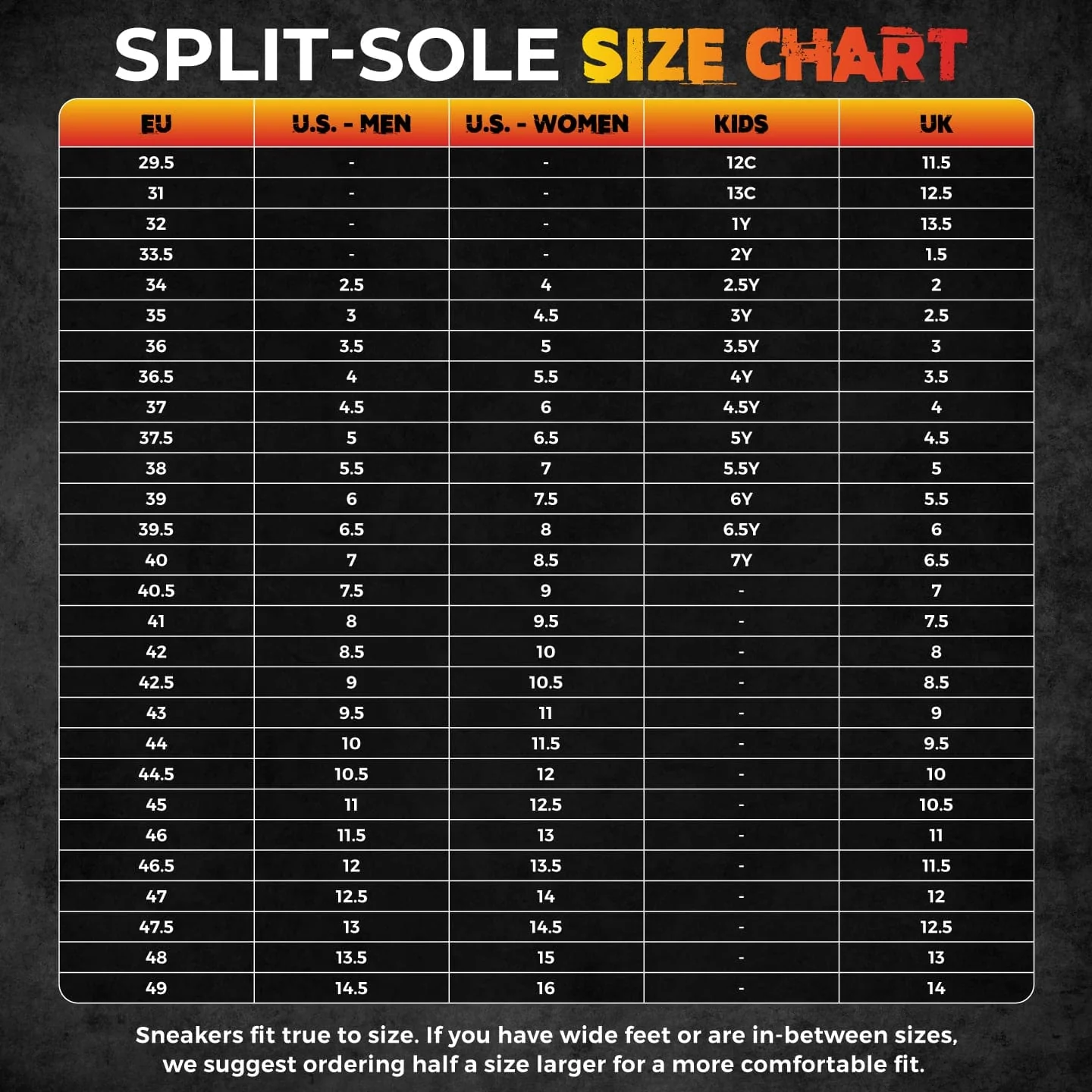 Split Sole - Black | cheer-uniforms