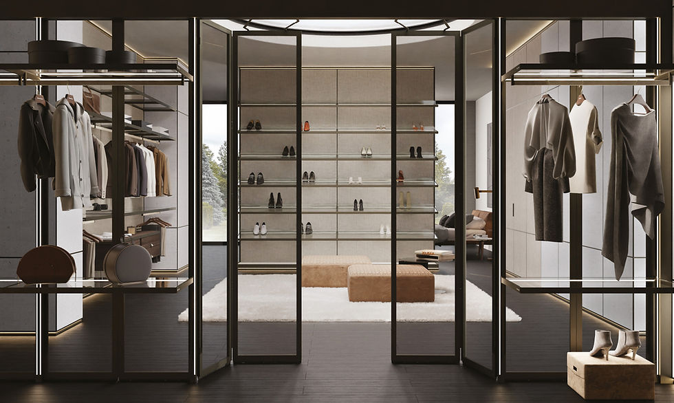 Luxury Closets Tailored to Perfection : High-End Italian Design