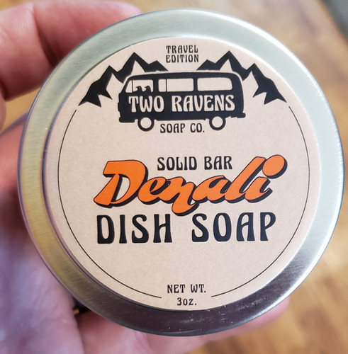 Denali Dish Soap: TRAVEL Edition | Two Ravens Soap