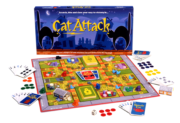 Cat Attack Boardgame | Cat Attack