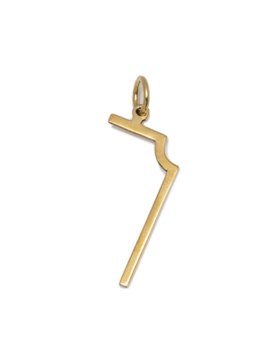 BioGeometry L Pendant Gold finish | JillMattson
