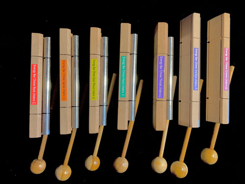 7 Chakra Energy Bar Chime Set | JillMattson