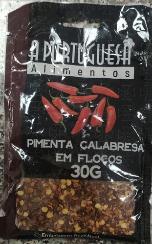 A portuguesa alimentos pimenta calabresa em flocos 30g | Alliance Brazilian
